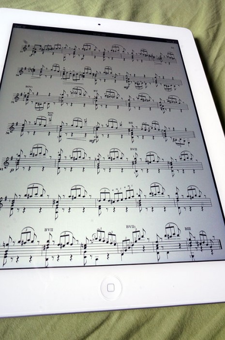 My Experience Reading Music on Apple’s iPad Tablet – http://dedrickkoh.com